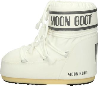 Moon Boot Femme, Chaussures, Blanc, Taille: 39 EU Icon Low Nylon