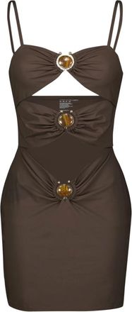 CHRISTOPHER ESBER Femme, Robes, Brun, Taille: 40 FR Short Robes