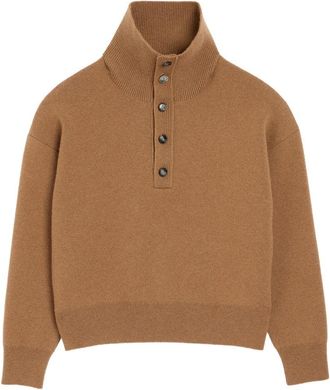 Ami Pull col roul&eacute; en laine
