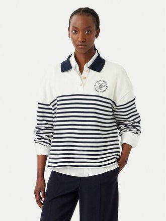 Tommy Hilfiger Sweatshirt WW0WW50036 Wei&szlig; Regular Fit