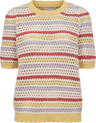 N&uuml;mph Strickpullover mit Halbarm NUNANCY PULLOVER