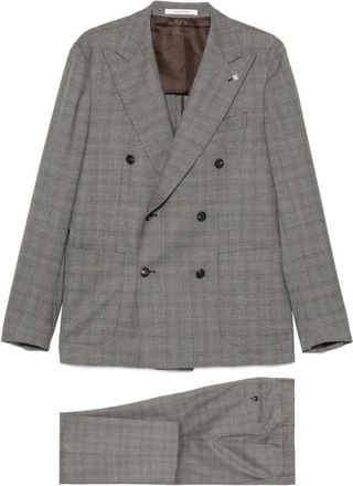 Tagliatore Homme, Costumes, Gris, Taille: M Double Breasted Suits