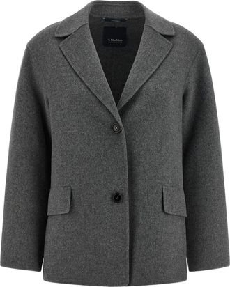 Max Mara Femme, Vestes, Gris, Taille: 36 FR Smmelfi 710 Jacket