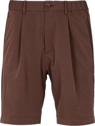 Herno Homme, Shorts, Brun, Taille: L Pleated Shorts