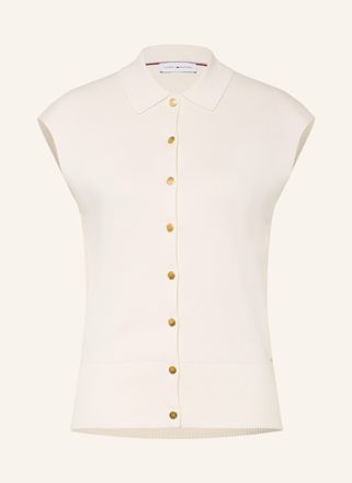 Tommy Hilfiger Strickweste weiss