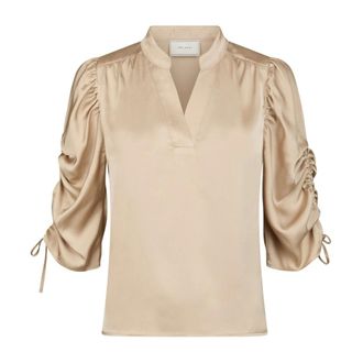 Neo Noir Damen, Blusen & Hemden, Beige, SGr&ouml;&szlig;e
