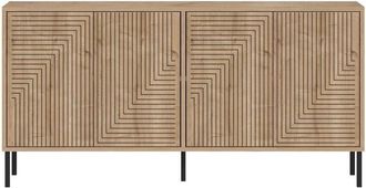 Asir Group LLC CALICOSY - Buffet 4 portes façades striées EVOLET