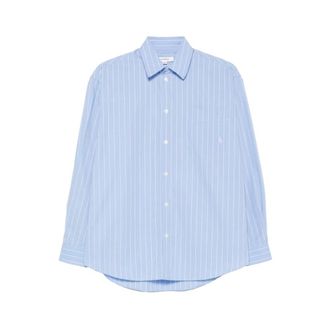 Sporty & Rich Hemd mit vertikalen Streifen - - Blouses & Shirts - Damen - Blau - S