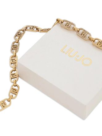 Liu Jo collier &agrave; pendentif logo - Or