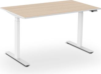 Aeris Active Desk Höhenverstellbarer Schreibtisch 140x80 Weiß, Stehtisch Höhenverstellbar Elektrisch mit Memory Funktion, Bürotisch Tischgestell aus Stahl, 