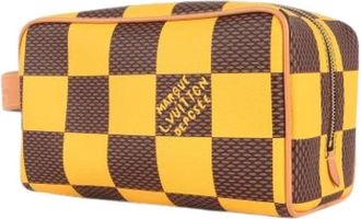 Louis Vuitton unisex, Pre-owned, Jaune, Taille: ONE Size Pochette Vintage en Toile Pre-owned