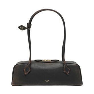 Alaia Femme, Sacs, Brun, Taille: ONE Size Le Teckel Medium Shoulder Bag