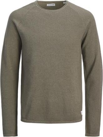 Jack & Jones Jack & Jones Jjehill Knit Crew Neck Noos, V&eacute;tiver, XL