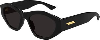 Bottega Veneta Geometrische Sonnenbrille - - Accessories - unisex - Schwarzk - 53 MM