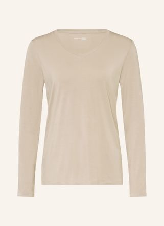 Schiesser Schlafshirt Mix+Relax beige