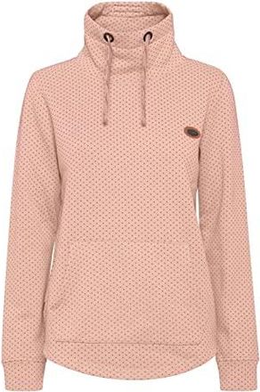 Oxmo OXAmini Tube SW - Sweatshirt - 21300975-ME, Mahogany Rose Melange (1515111), M