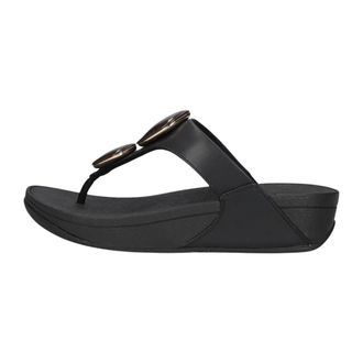 FitFlop Lulu Marbled Stone Zehensteg - - Shoes - Damen - Schwarzk - 40 EU