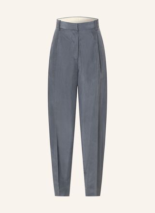 COS Cos Seidenhose blau