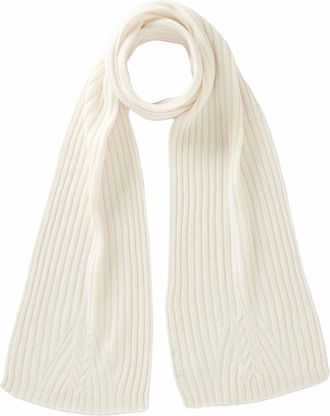 Benetton Damen Sciarpa In Maglia 1244du01g schal, Weiß, Einheitsgröße