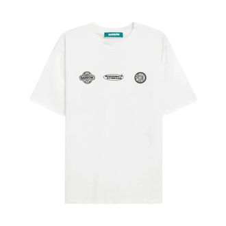 Barrow Barrow - T-shirt Iconic en jersey - Homme - Tops - Blanc - Taille: L