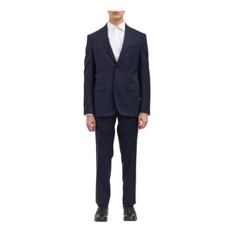 Paoloni Abito in lana stretch - - Suits - Herren - Blau - L