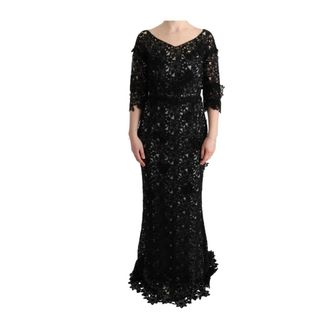 Dolce & Gabbana Maxi Kleider - - Dresses - Damen - Schwarzk - XS