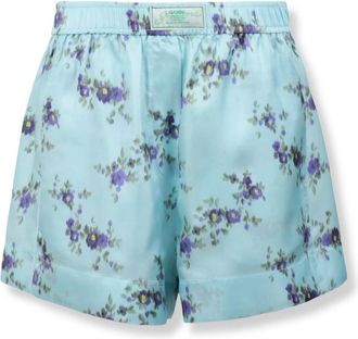 Ganni Femme, Shorts, Bleu, Taille: 42 FR Short Shorts