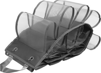 Lurrose H&auml;ngender Leggings Organizer mit F&auml;chern Platzsparender Schrank Wand aufbewahrungsbeutel f&uuml;r Yoga Hosen Vielseitiger Kleiderschrank Organizer Gro&szlig;er S