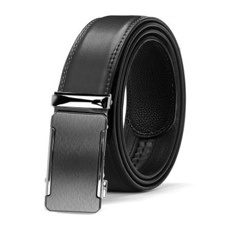 Glamexx24 G&uuml;rtel Herren Automatikschlie&szlig;e g&uuml;rtel: Breit 35mm, L&auml;nge 115cm-170cm Business G&uuml;rtel f&uuml;r M&auml;nner mit Ratsche, G&uuml;rtel Ohne L&ouml;cher Gr&ouml;&szlig;e Einstellbar