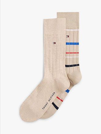 Tommy Hilfiger Lot de 2 paires de chaussettes &agrave; drapeau