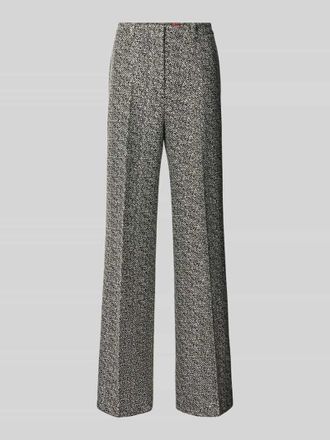HUGO BOSS Regular Fit Weite Hose mit Baumwoll-Anteil Modell Hasmina