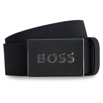 BOSS Icon-s1_sz40 Ceinture, noir3, 80 cm Hommes