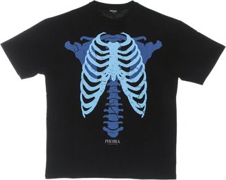 Phobia Archive Skeleton Print Tee - - Tops - Herren - Schwarzk - L