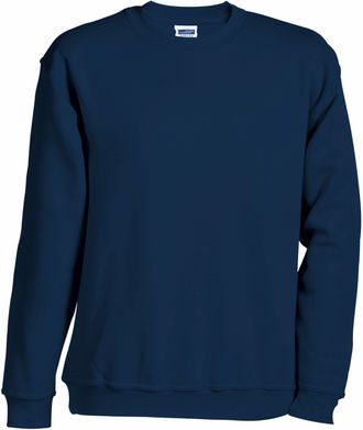James & Nicholson JN-0.40 James+Nicholson Herren Sweatshirt (auch in &Uuml;bergr&ouml;&szlig;en - bis Gr&ouml;&szlig;e 5XL), Navy, Gr. XXL XXL,Navy