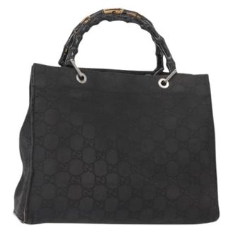 Gucci Pre-owned Canvas Handtasche - - Pre-owned - Damen - Schwarzk - ONE SIZE