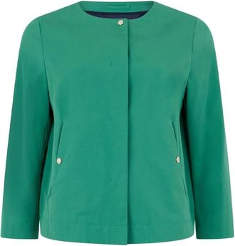 Herno Femme, Vestes, Vert, Taille: 46 FR Blazer Jacket
