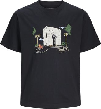 Jack & Jones Jormanchester Sketch Tee Ss Crew Neck