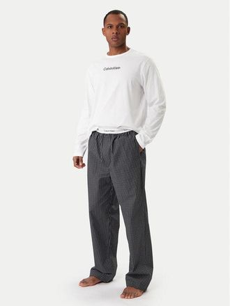 Calvin Klein Pyjama Ls Tee LV00NM2953 Wei&szlig; Regular Fit