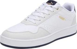 Puma Unisex Court Classic Turnschuhe, Puma White Vapor Gray Puma Navy, 38.5 EU