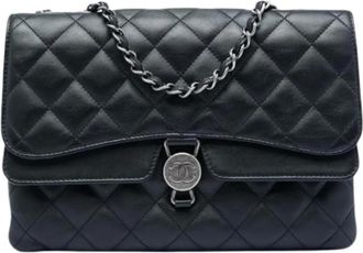 Chanel Sac bandouli&egrave;re matelass&eacute; Pre-owned - Femme - Pre-owned - Noir - Taille: ONE Size