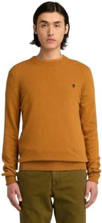 Timberland Knox River TFO Wool Blended Crew Neck Sweater Wheat Boot Chandail, XL Homme