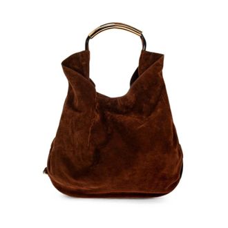 Moschino Femme, Sacs, Brun, Taille: ONE Size Sac port&eacute; &eacute;paule Handle Me