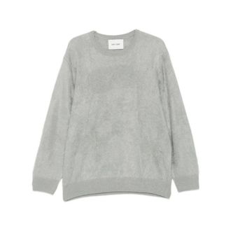 Soft Goat Pullover aus geb&uuml;rstetem Kaschmir - - Knitwear - Herren - Grau - L
