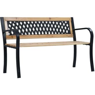 vidaXL Vidaxl - Banc de jardin 120 cm Bois