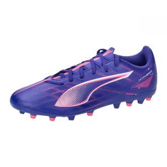 Puma Unisex Adults Ultra 5 Play MG Soccer Shoe, Lapis Lazuli-PUMA White-Sunset Glow, 44.5 EU