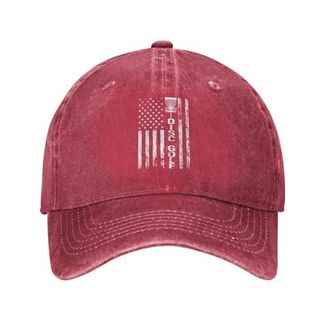 Generic Drapeau De Disc Golf Homme Femme Chapeau De Cowboy L&eacute;ger Casquettes Snapback sans D&eacute;formation Chapeau pour Running Toutes Les Saisons Cyclisme