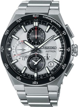 Seiko Astron GPS Solar Dual Time Chronograph Herrenuhr SSH153J1