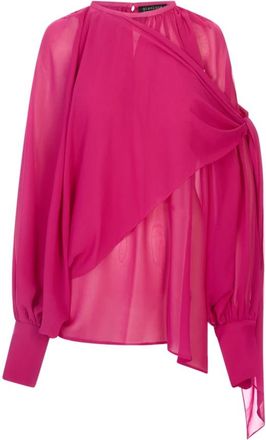 Gianluca Capannolo Femme, Blouses et Chemises, Rose, Taille: 40 FR Blouse drap&eacute;e
