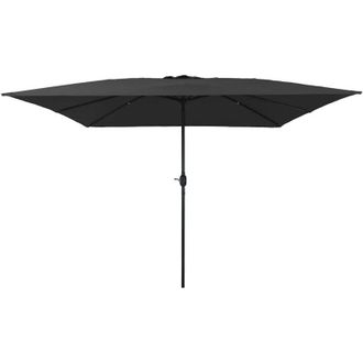 vidaXL Vidaxl - Parasol de jardin Anthracite, Noir 295 x 295 x 245 cm