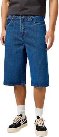 Wrangler Jort Short en Denim, Gris Pierre foncé, 33W Hommes